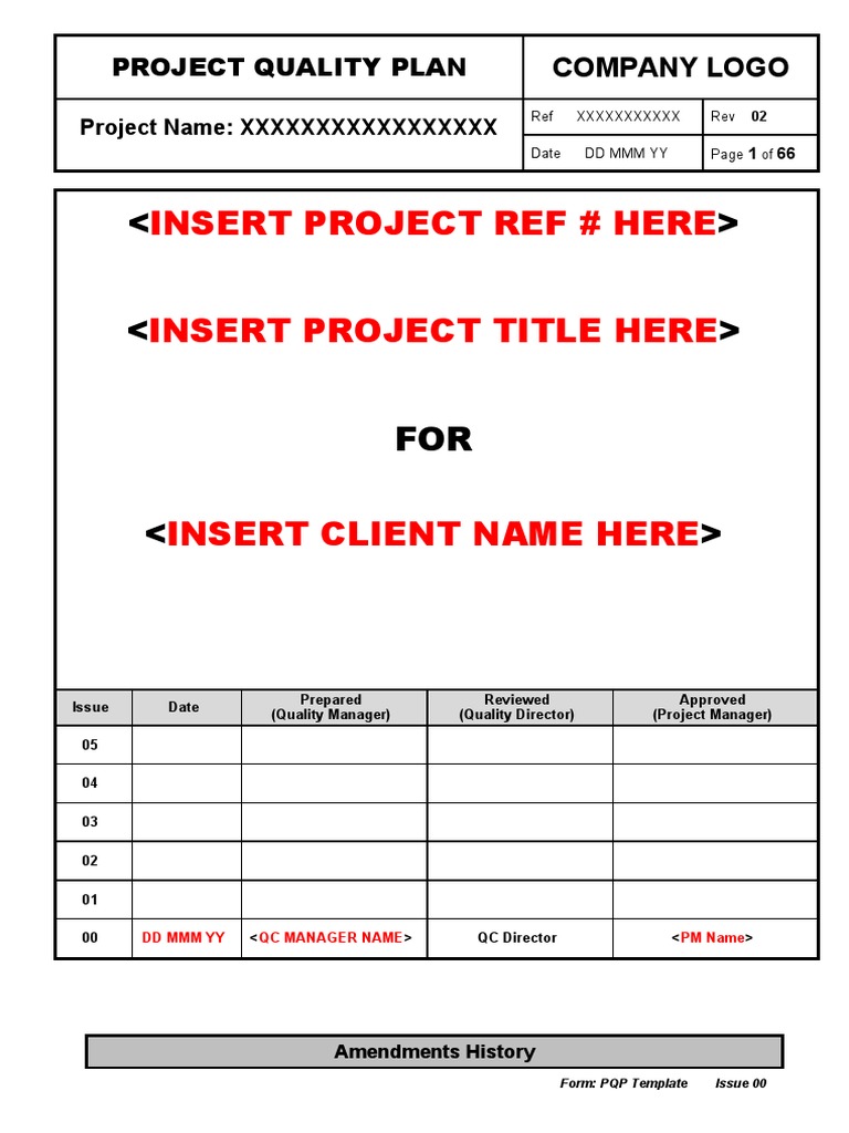 PQP Template Rev.02 | Download Free PDF | Specification (Technical ...