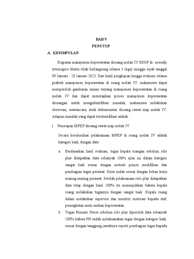 Bab V Fiks Manajemen Larasisroaminviraeki | PDF