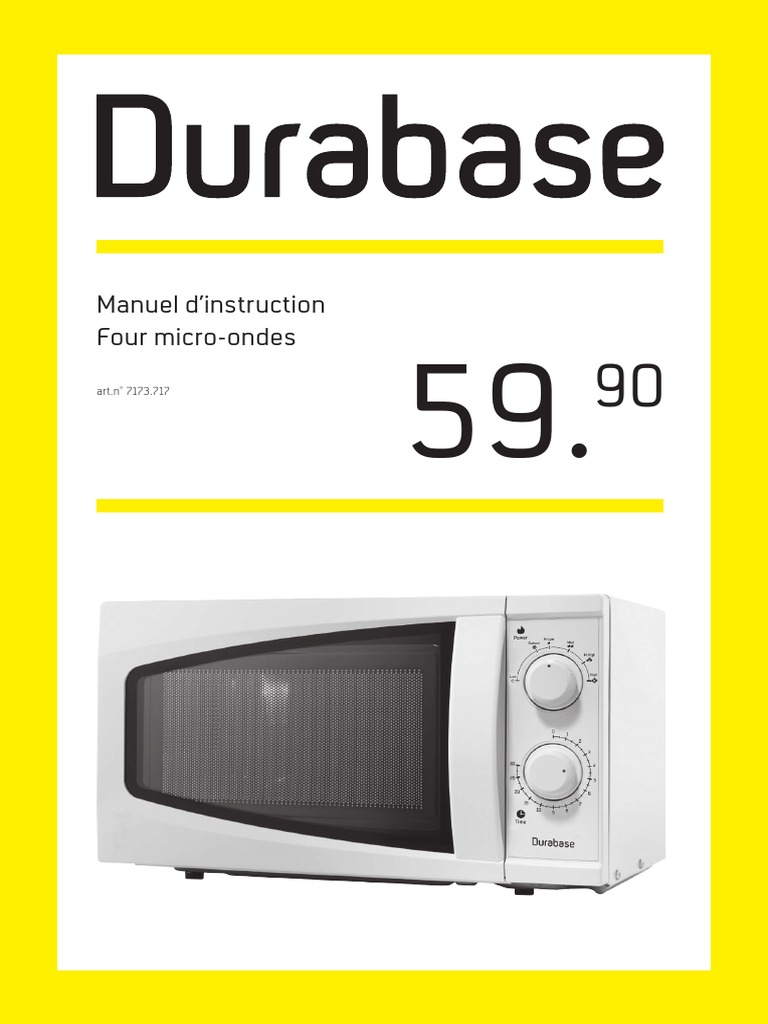 Four Micro Onde Durabase | PDF | Four | Cuisine