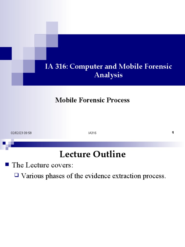 Mobile Forensic Evidence Extraction Guide | PDF