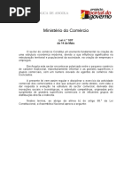 Novo Licenciamento Comercial em Angola | PDF | Ministério (departamento ...