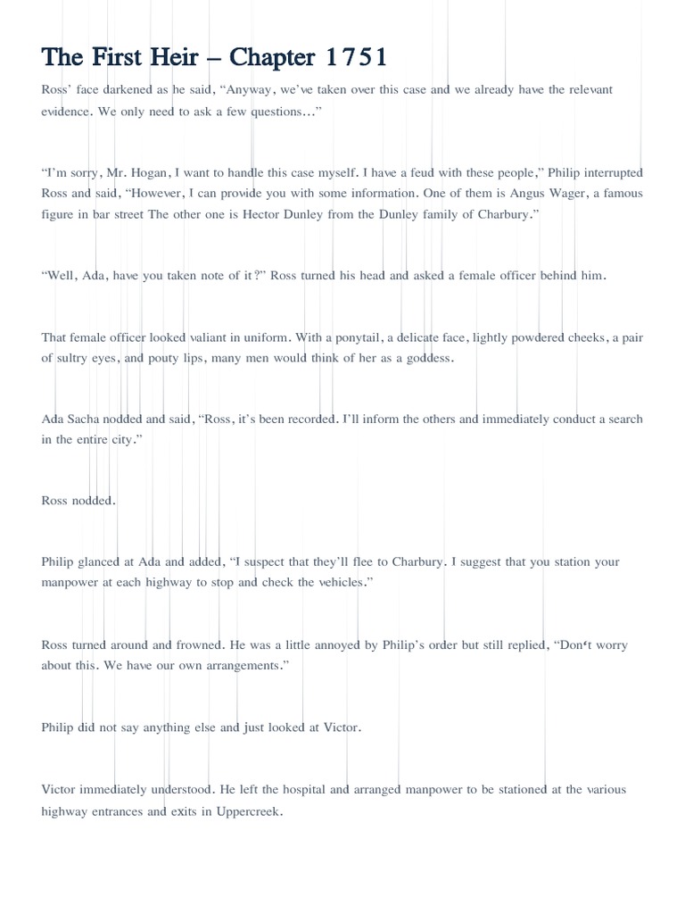 The First Heir 1751-1835 | PDF