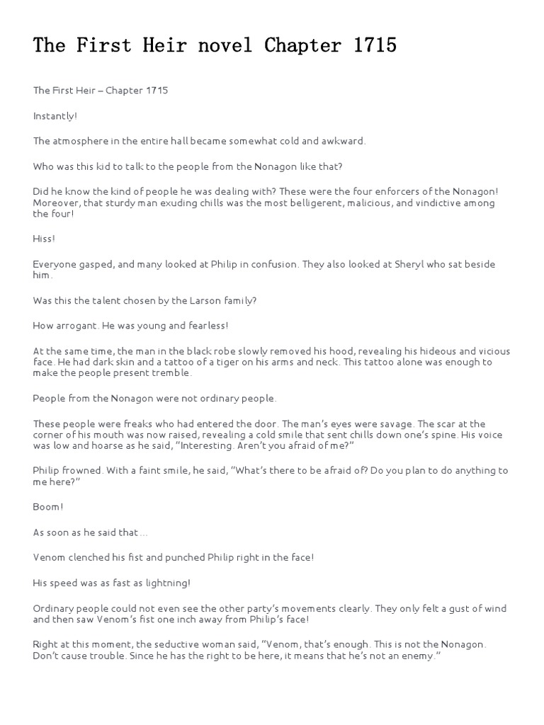 The First Heir 1715-1750 | PDF