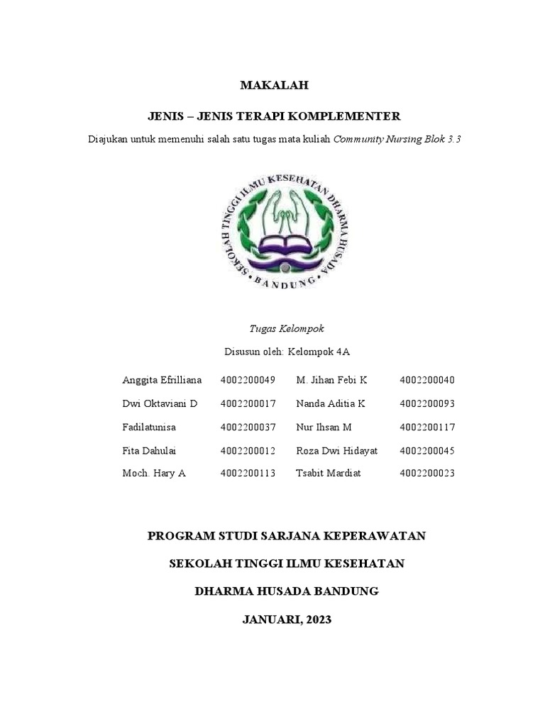 BAB 2 Jenis-Jenis Komplementer | PDF