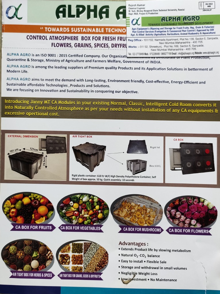 Alpha Agro | PDF | Agriculture | Vegetables