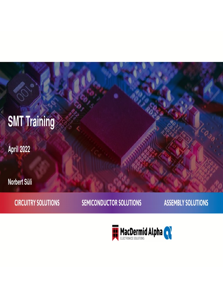 2022 SMT Training | Download Free PDF | Printed Circuit Board ...