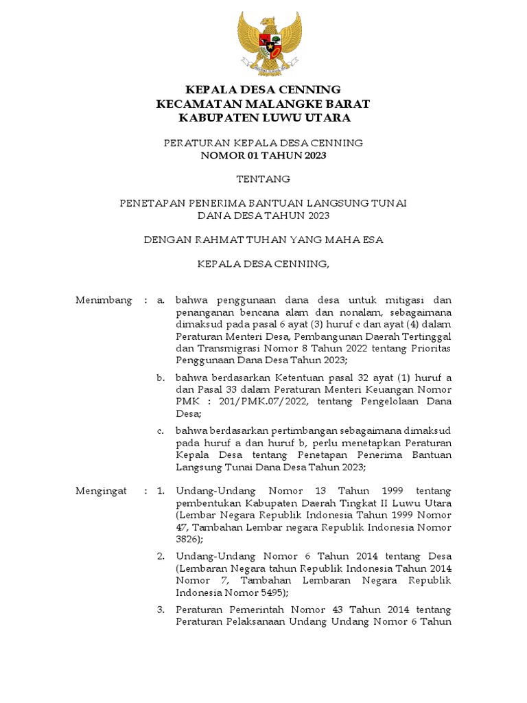 Perkades BLT 2023 | PDF