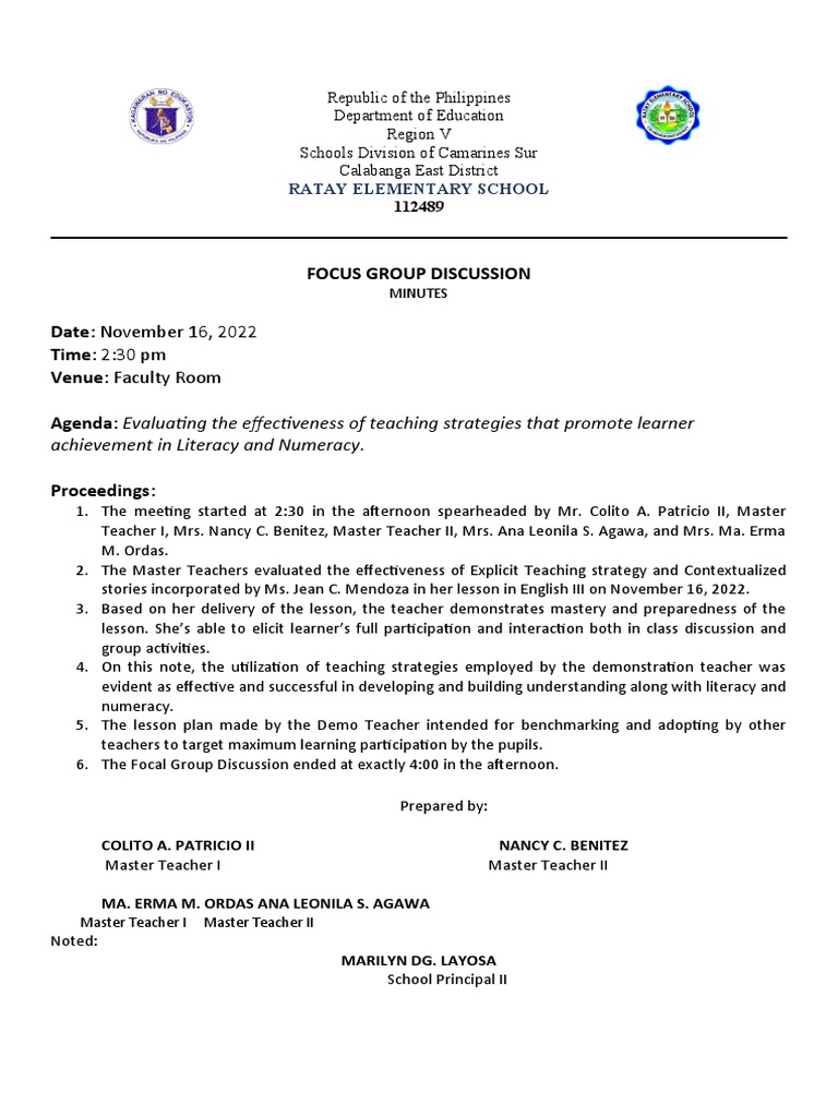 GPP Narrative Report Grade Three | PDF | Teachers | Teaching Method