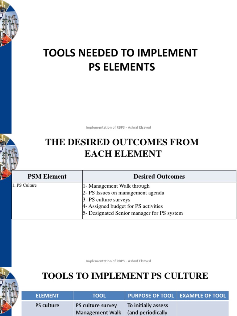 PSM Implementation Tools and Outcomes | PDF | Reliability Engineering ...