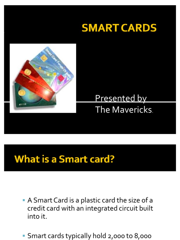 Presentation On Smart Card | PDF | Smart Card | Electronics
