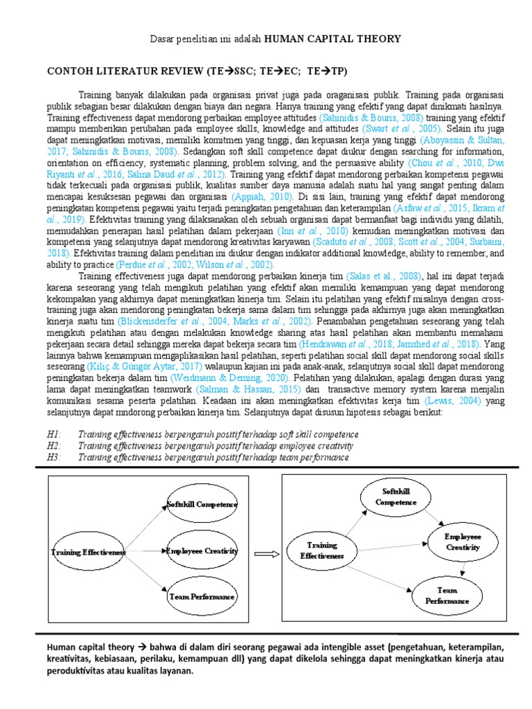 Contoh Literatur Review | PDF | Karier & Perkembangan