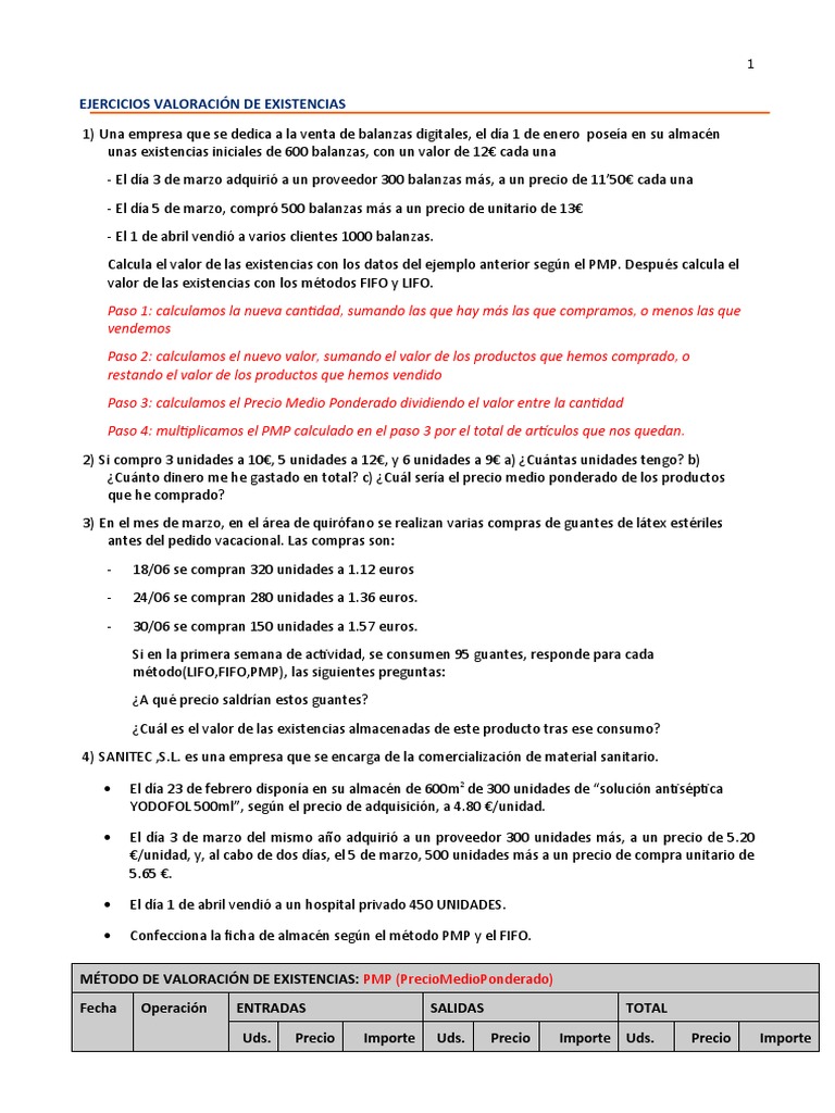 Ejercicios Val Ex | PDF | Economias