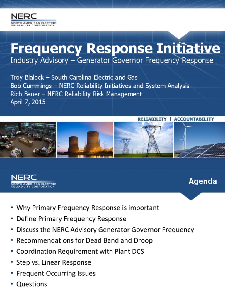 Generator Governor Frequency Response Webinar April 2015 | PDF ...