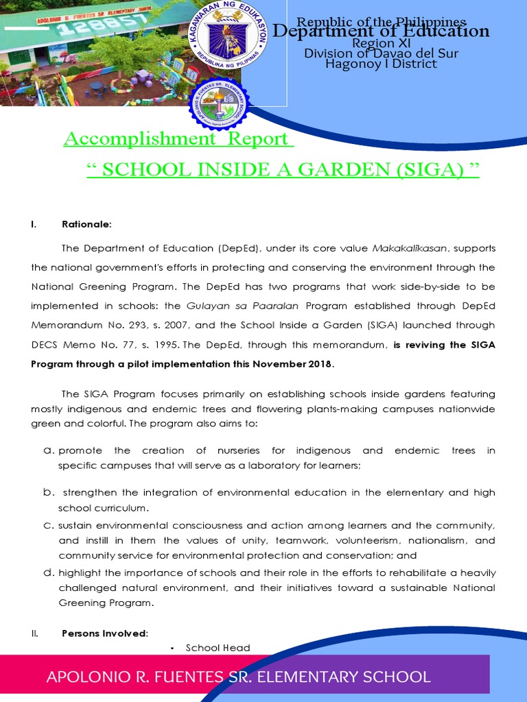 SIGA Narrative 2020 2021 | PDF | Learning