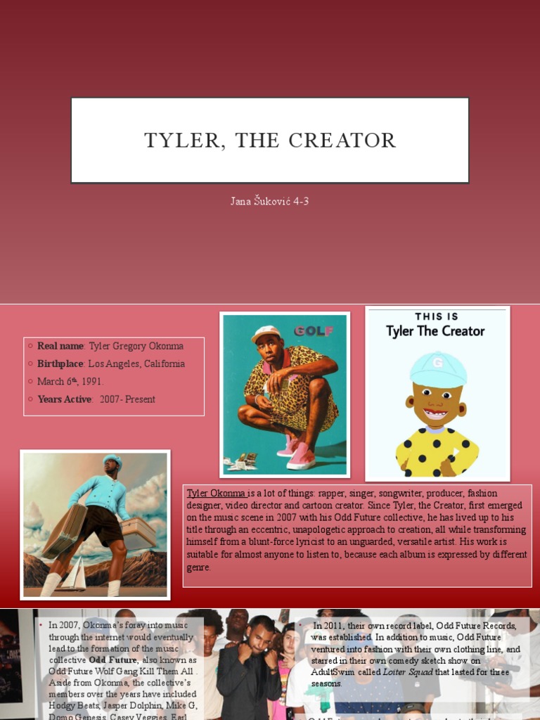 Tyler The Creator Pdf Hip Hop