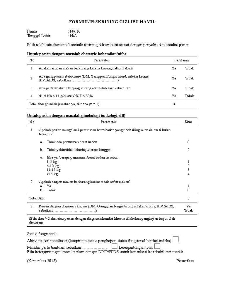 Skrining Ibu Hamil | PDF