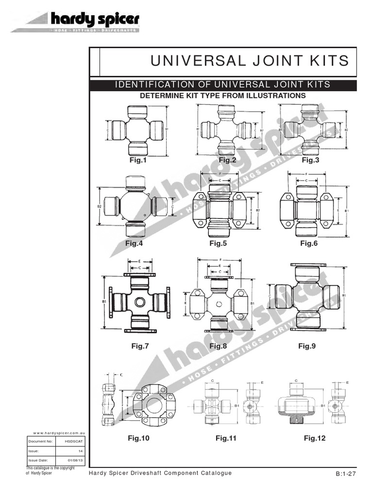U-Joint - Hardy Spicer | PDF | Car | Transportation Engineering