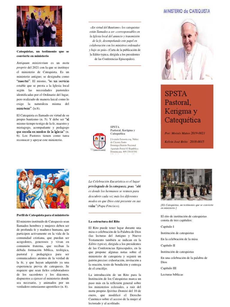 Kerigma y Catequesis | PDF | Misa (liturgia) | Familias denominacionales cristianas