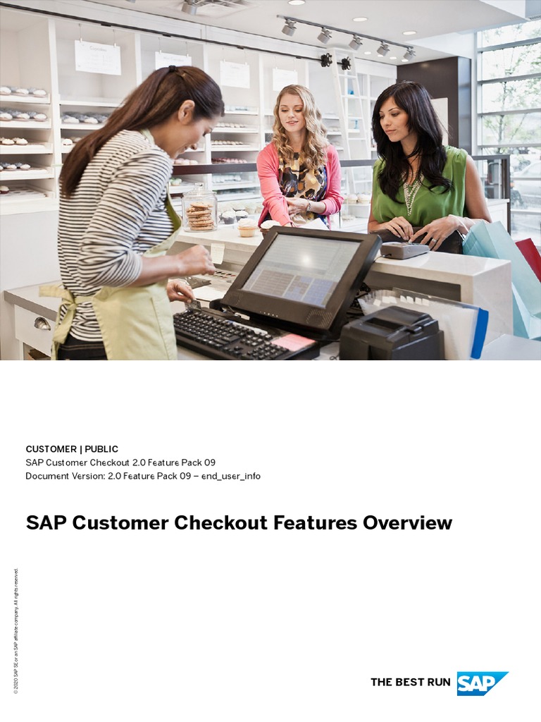 FeaturesOverview SAP CCO EN | PDF | Point Of Sale | Receipt