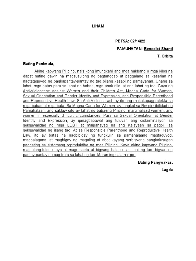 LIHAM Sa AP 10 | PDF