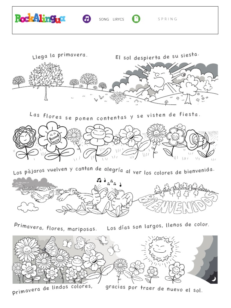 La Primavera Letra | PDF