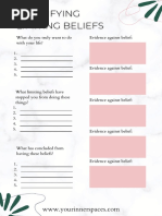 Belief Change Worksheet | PDF