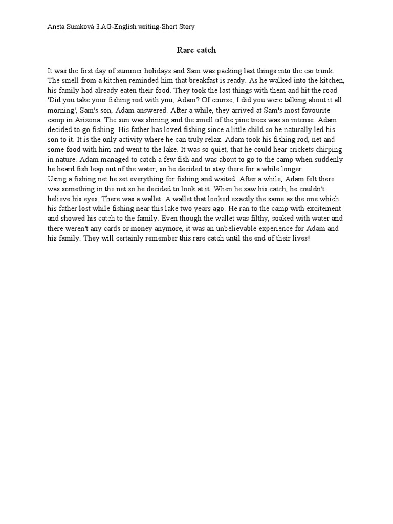 Rare Catch-Short Story | PDF | Home & Garden