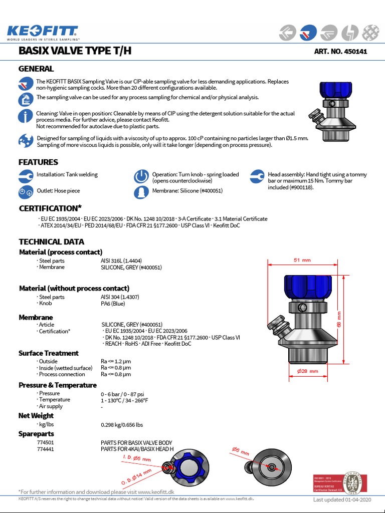 Keofit | PDF | Valve | Liquids