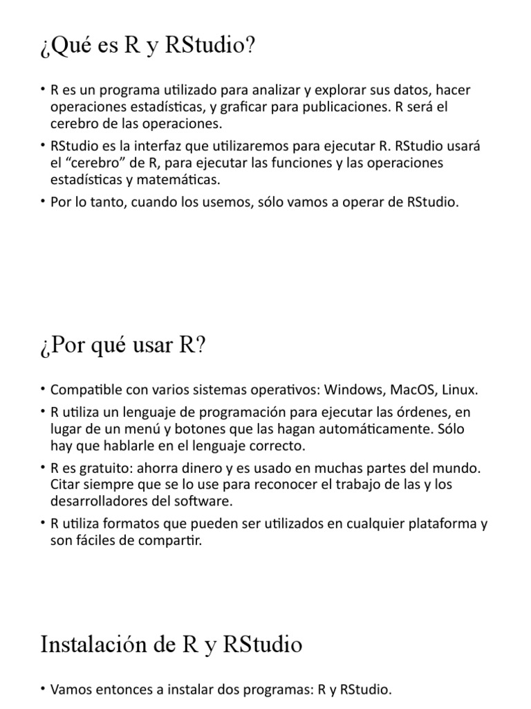 Guía para Instalación R | PDF