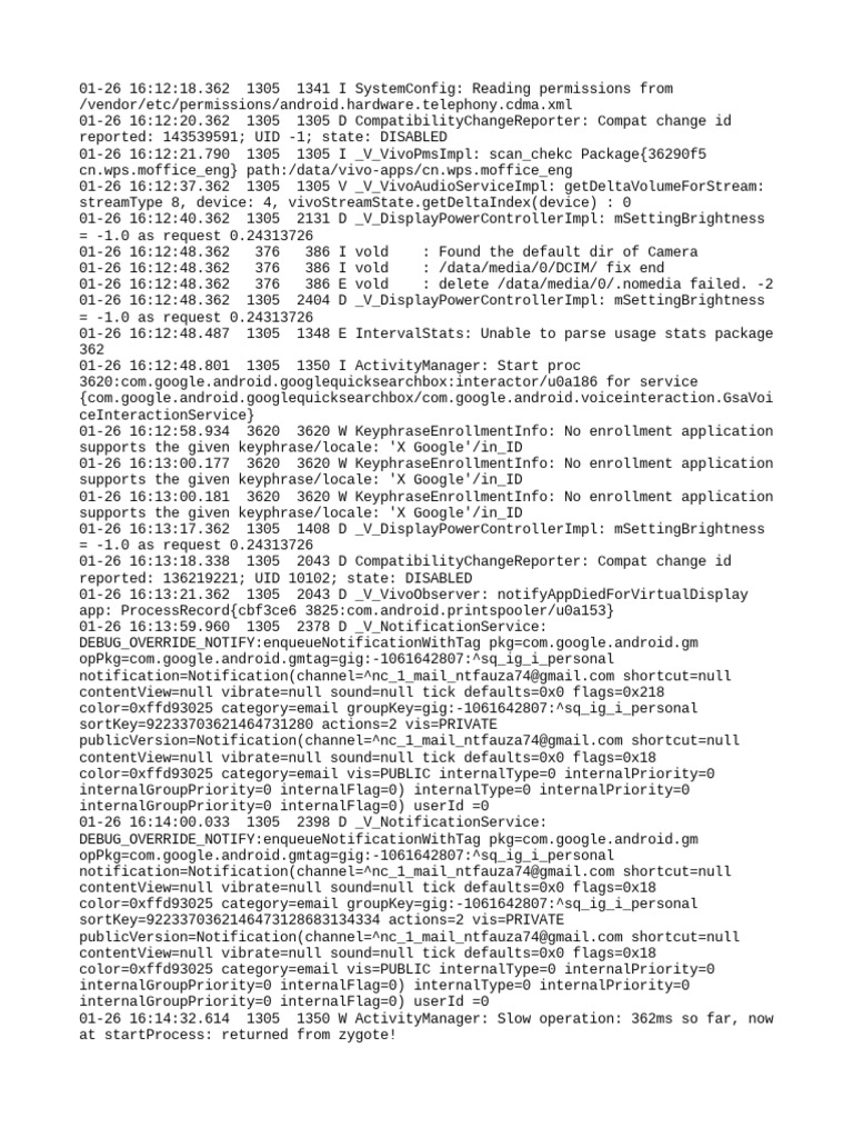 Log | PDF | Computing | Computer Science