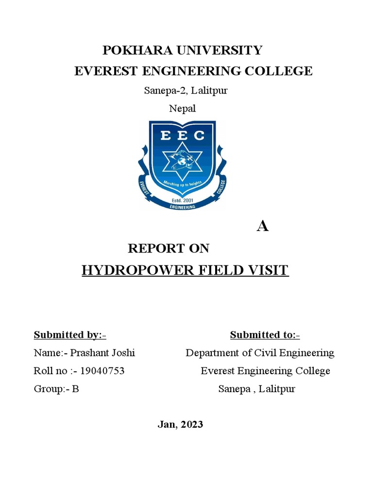 Hydropower Field Visit Report | PDF | Hydroelectricity | Power Station