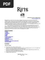 Rifts - Master O.C.C., P.C.C., R.C.C. & Race List | PDF | Race (Human ...