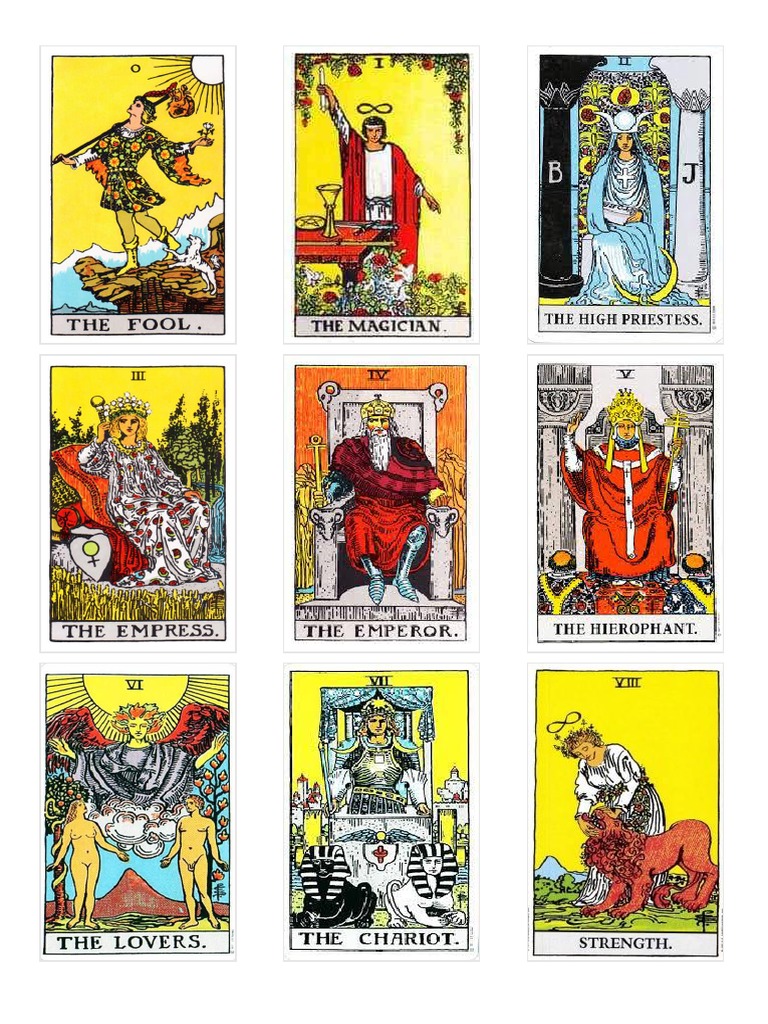 Cartas Arcanos Mayores | PDF