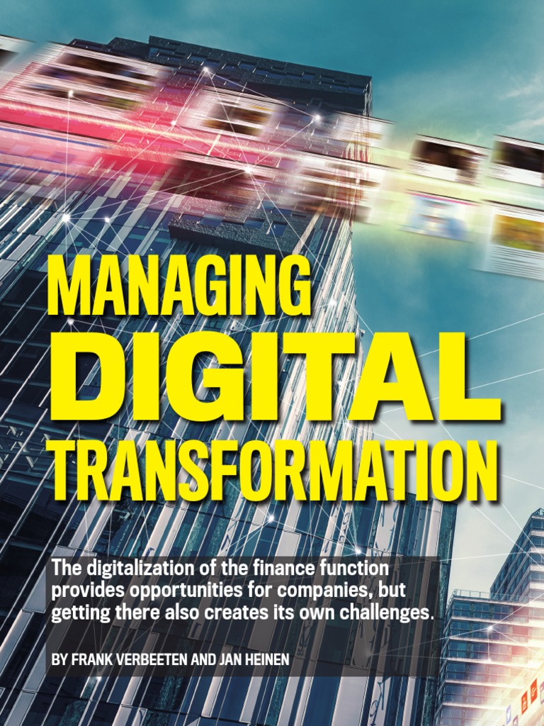 Managing Digital Transformation | PDF | Chief Financial Officer ...