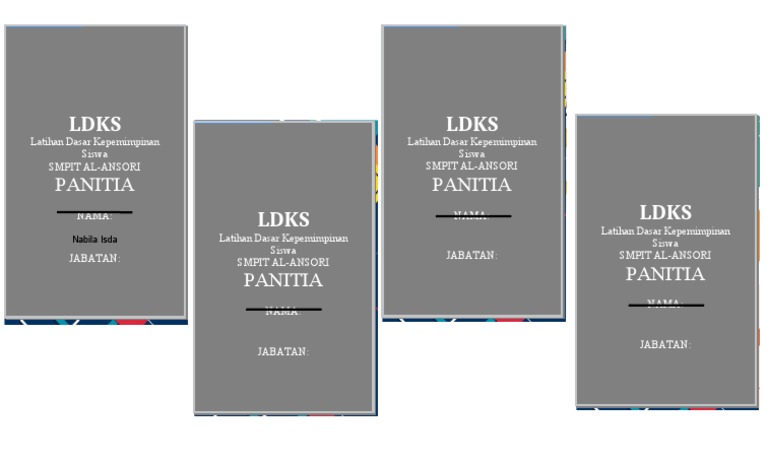 Name Tag LDKS | PDF