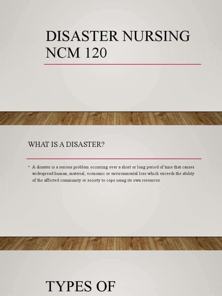 Disaster Nursing Pdf