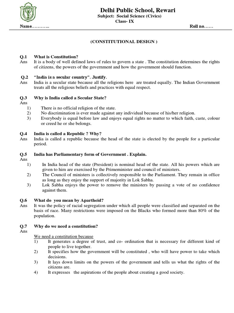 Constitutional Design | Download Free PDF | Constitution | Justice