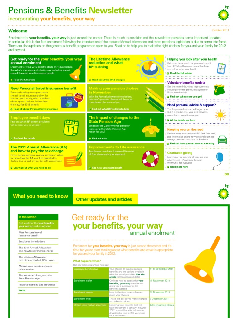 October 2011 E-Newsletter XDBX | PDF | Pension | Life Insurance