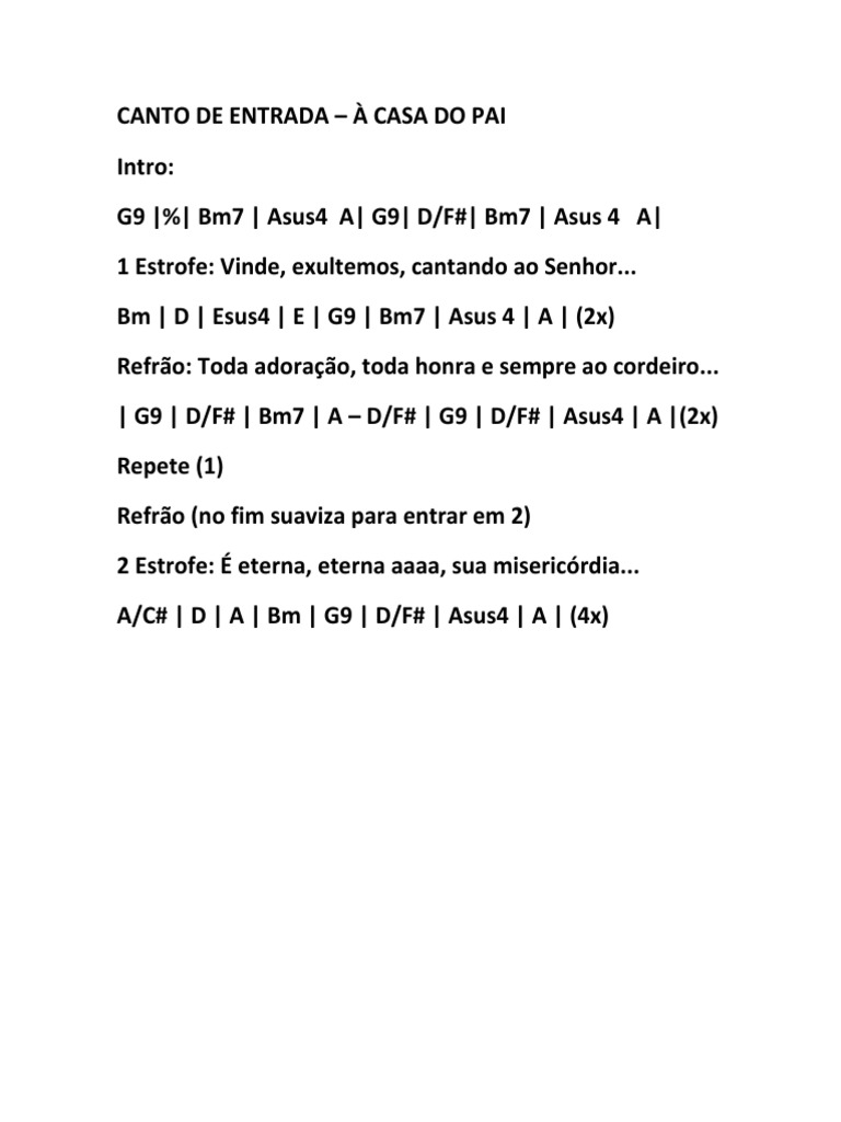 Divino Coração Cifras 1 | PDF | Composições musicais | Notação musical