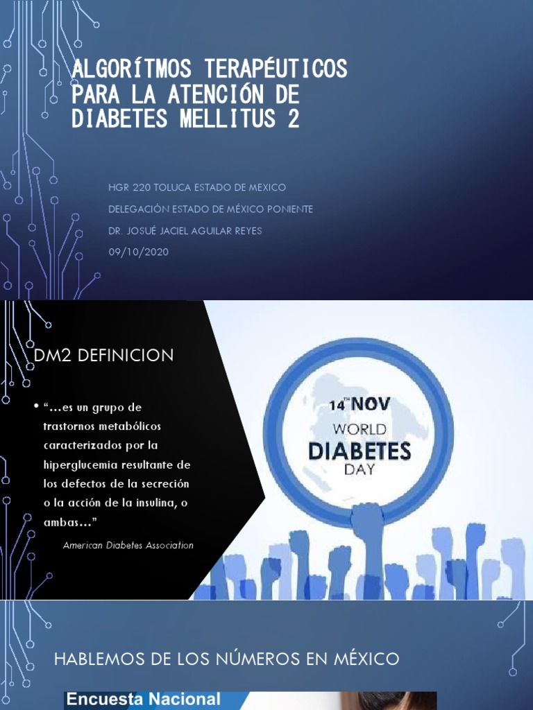 Algoritmos DM2 IMSS | PDF | Diabetes | Medicina CLINICA