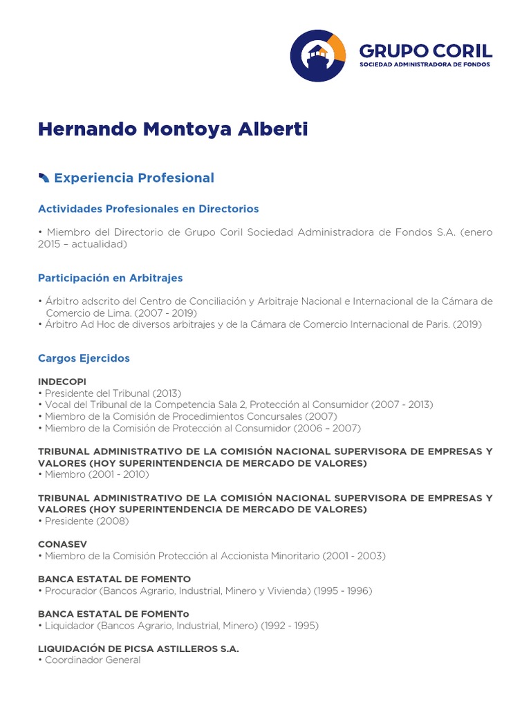 CV Montoya Alberti | PDF