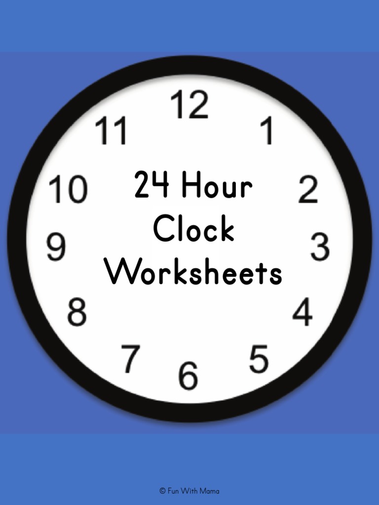 Telling Time Worksheets | PDF | Clock | Computing