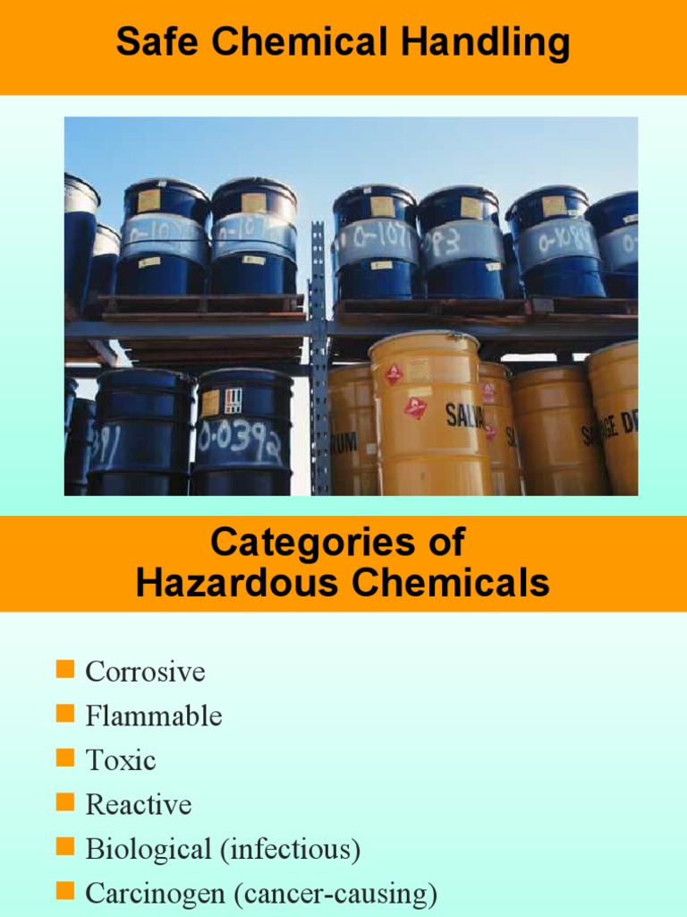 Chemical Handling Training | PDF | Dangerous Goods | Occupational ...