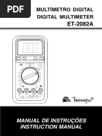 Manual Do Multimetro DT830B | PDF