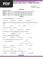Grade 4 Mathematics Asset Practice Worksheet | PDF