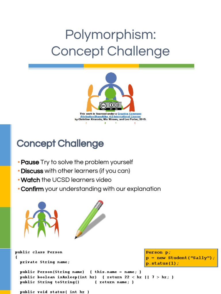 Concept Challenge Polymorphism Part 1 Pdf Models Of Computation Computer Programming 0019