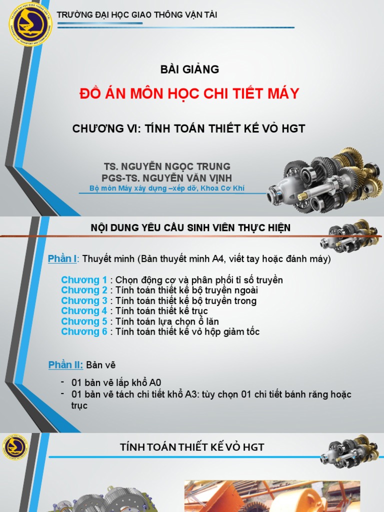 Huong Dan TKMH CTM - Chuong 6- Vỏ HGT | PDF