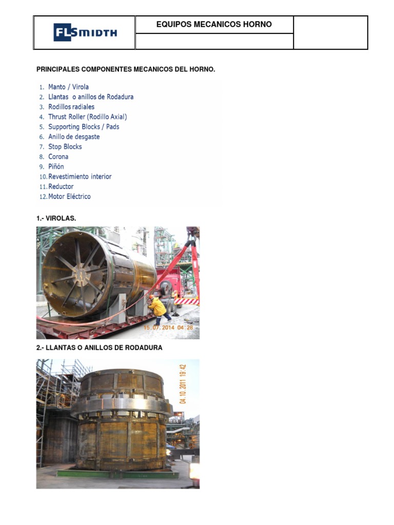 Componentes Mecanicos Horno | PDF