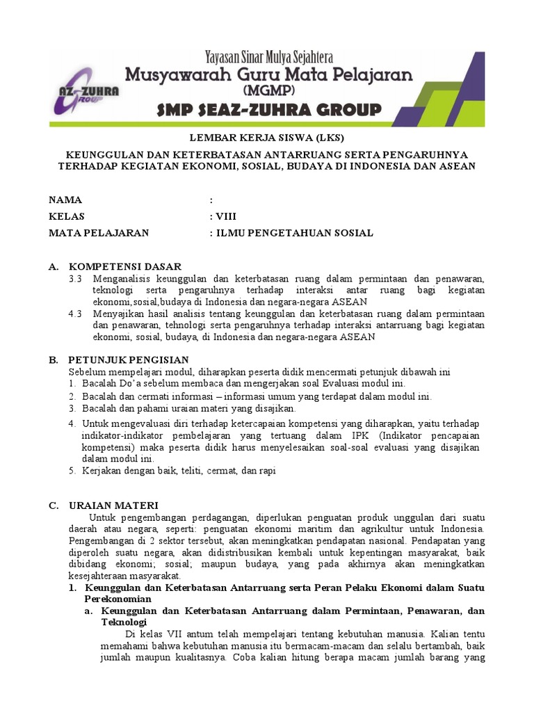 LKS Ips 8 | PDF