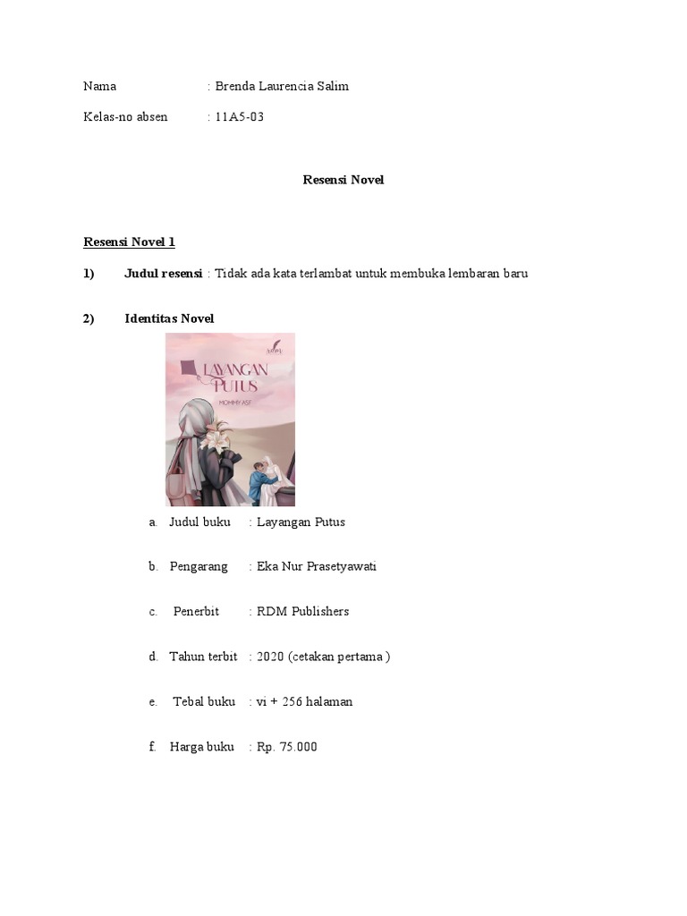 Novel Resensi | PDF | Puisi